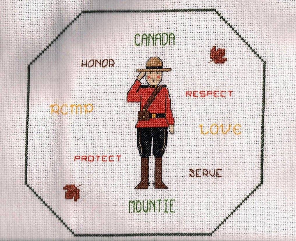 Mountie – Canada Stitches